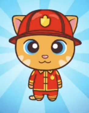 Fireman Ginger | Talking Tom Candy Run Wiki | Fandom