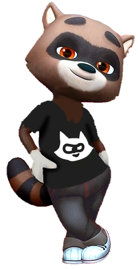 Rowan Rakoon | Talking Tom and Friends Brasil Fanon Wiki | Fandom