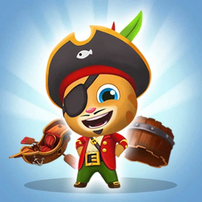 Pirate Ginger | Talking Tom Gold Run Wikia | Fandom