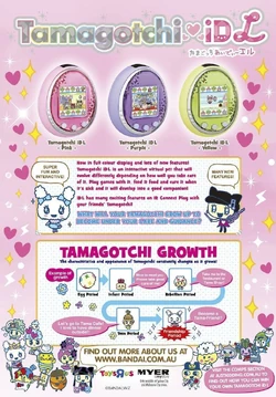 Tamagotchi Id L Growth Chart Tamagotchi P's Pierce Growth Charts