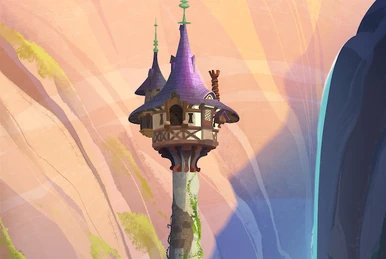 tangled tower up close