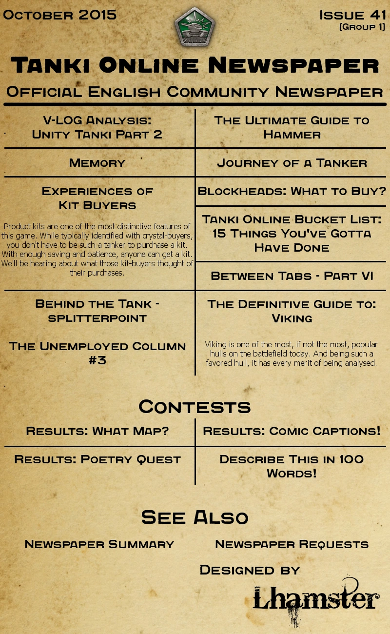 Tanki Online Newspaper | Tankionline (english) Wiki | Fandom