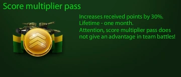 Score Multiplier Pass | Tankionline (english) Wiki | Fandom