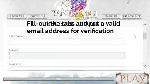 How to Register an Account | Tantra Soul II Wiki | Fandom
