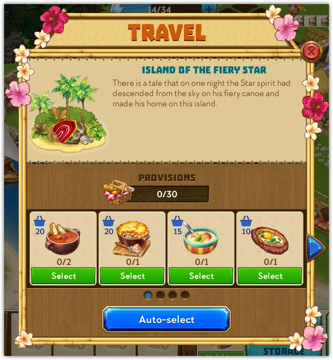 Travel Provisions | Taonga: The Island Farm Wikia | Fandom