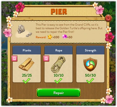 Turtle Pier | Taonga: The Island Farm Wikia | Fandom