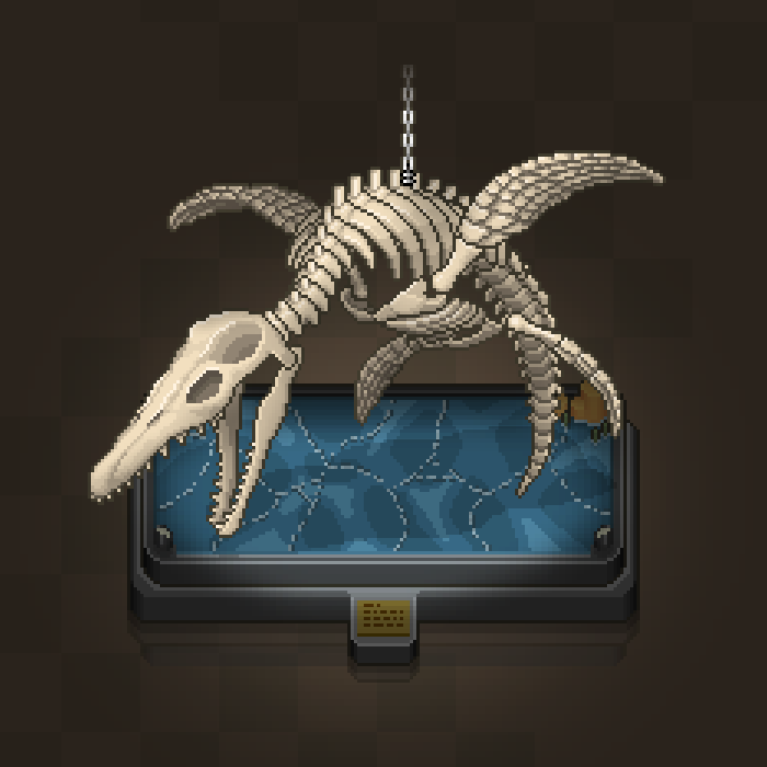 Pliosaur Skeleton
