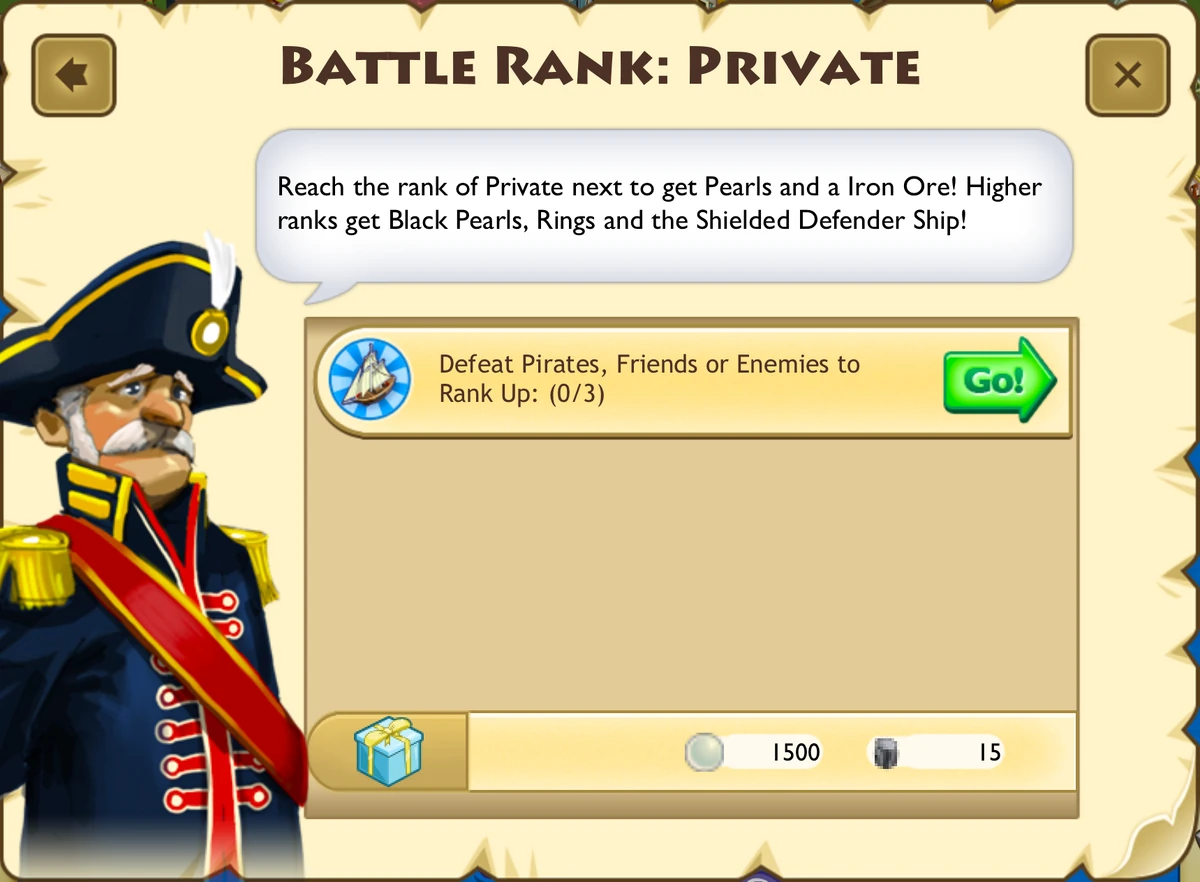Battle Rank: Private | Tap Paradise Cove Wiki | Fandom