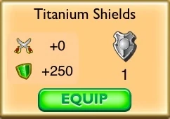 Titanium Shield | Tap Paradise Cove Wiki | Fandom