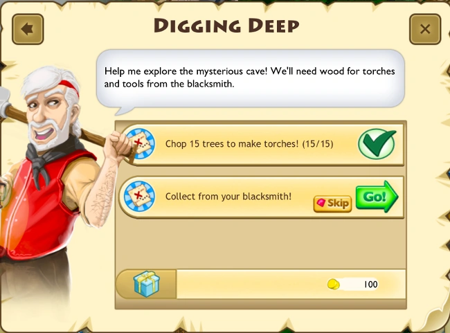 Digging Deep | Tap Paradise Cove Wiki | Fandom