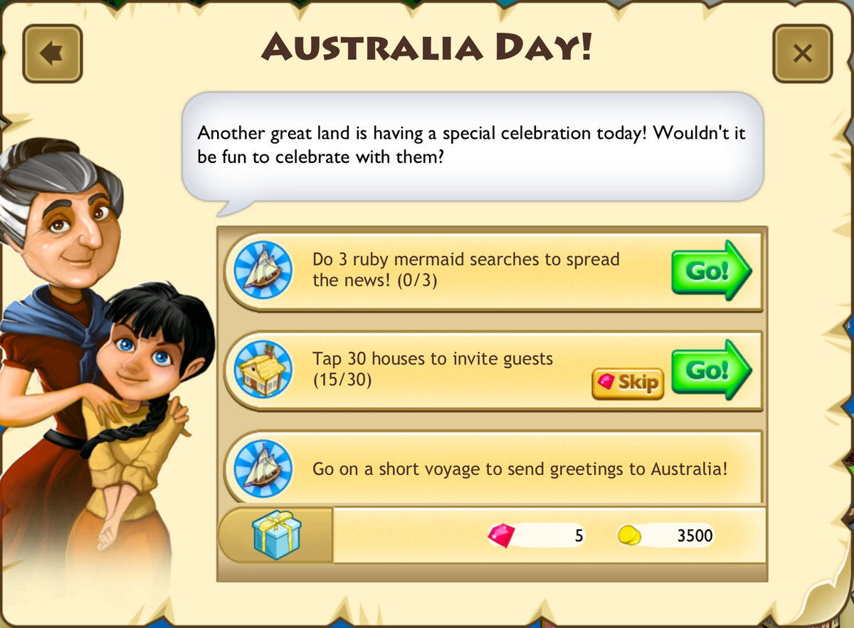 Australia Day Tap Paradise Cove Wiki Fandom