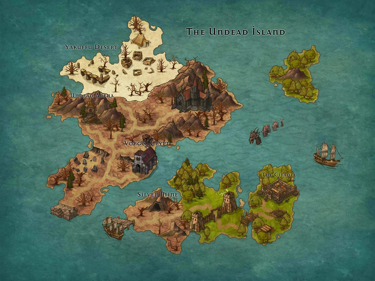 The Undead Island | Tap The Monster Wiki | Fandom