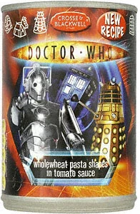 Doctor Who wholewheat pasta shapes in tomato sauce | Tardis | Fandom