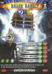 Dalek Rabe | Tardis | Fandom