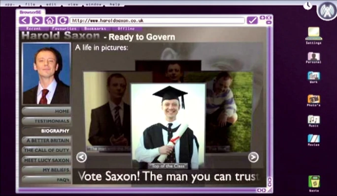 Vote Saxon Wallpaper