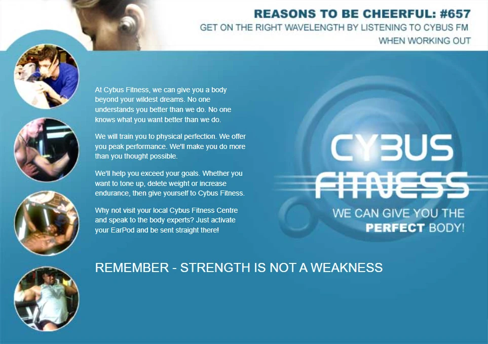 Cybus Fitness website | Tardis | Fandom