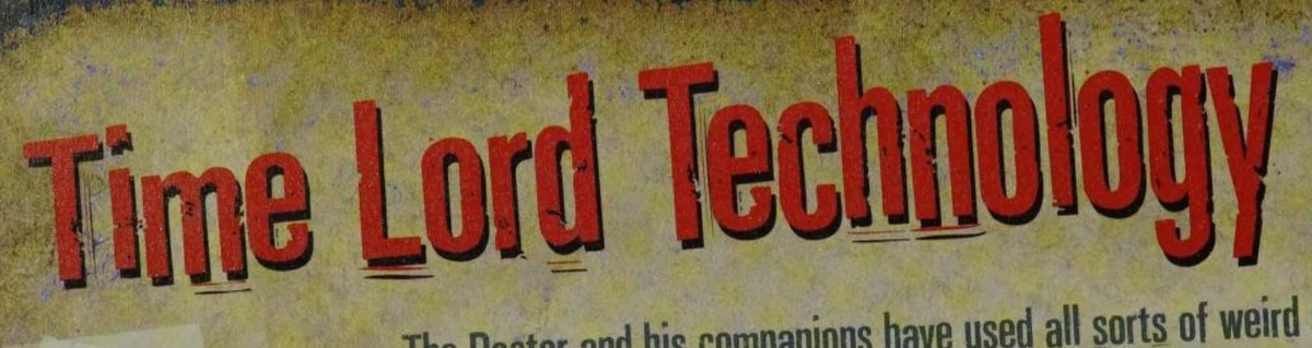 Time Lord Technology (feature) | Tardis | Fandom