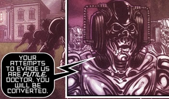 Cyber-Leader (Prologue: The Fourth Doctor) | Tardis | Fandom