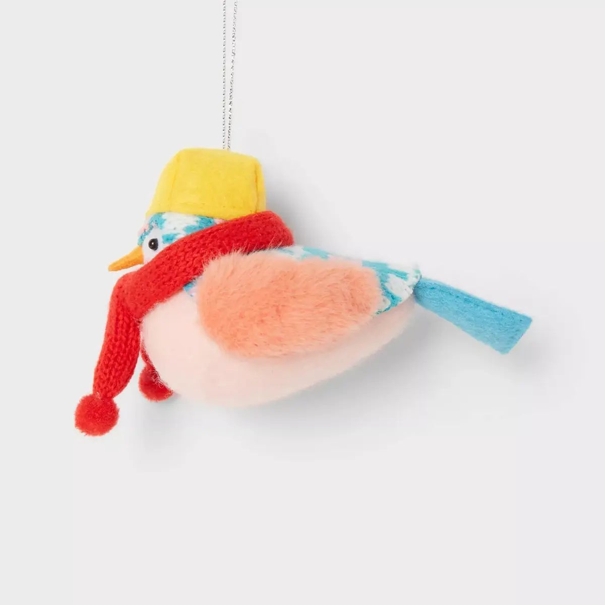 Fabric Bird with Yellow Hat Christmas Tree Ornament | Target Birds Wiki ...