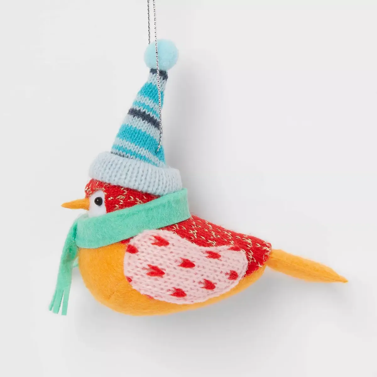 Fabric Bird with Blue Hat Christmas Tree Ornament | Target Birds Wiki ...
