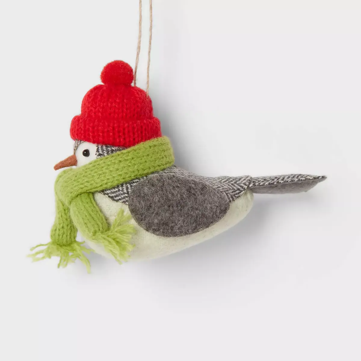 Fabric Bird with Red Hat Christmas Tree Ornament | Target Birds Wiki ...