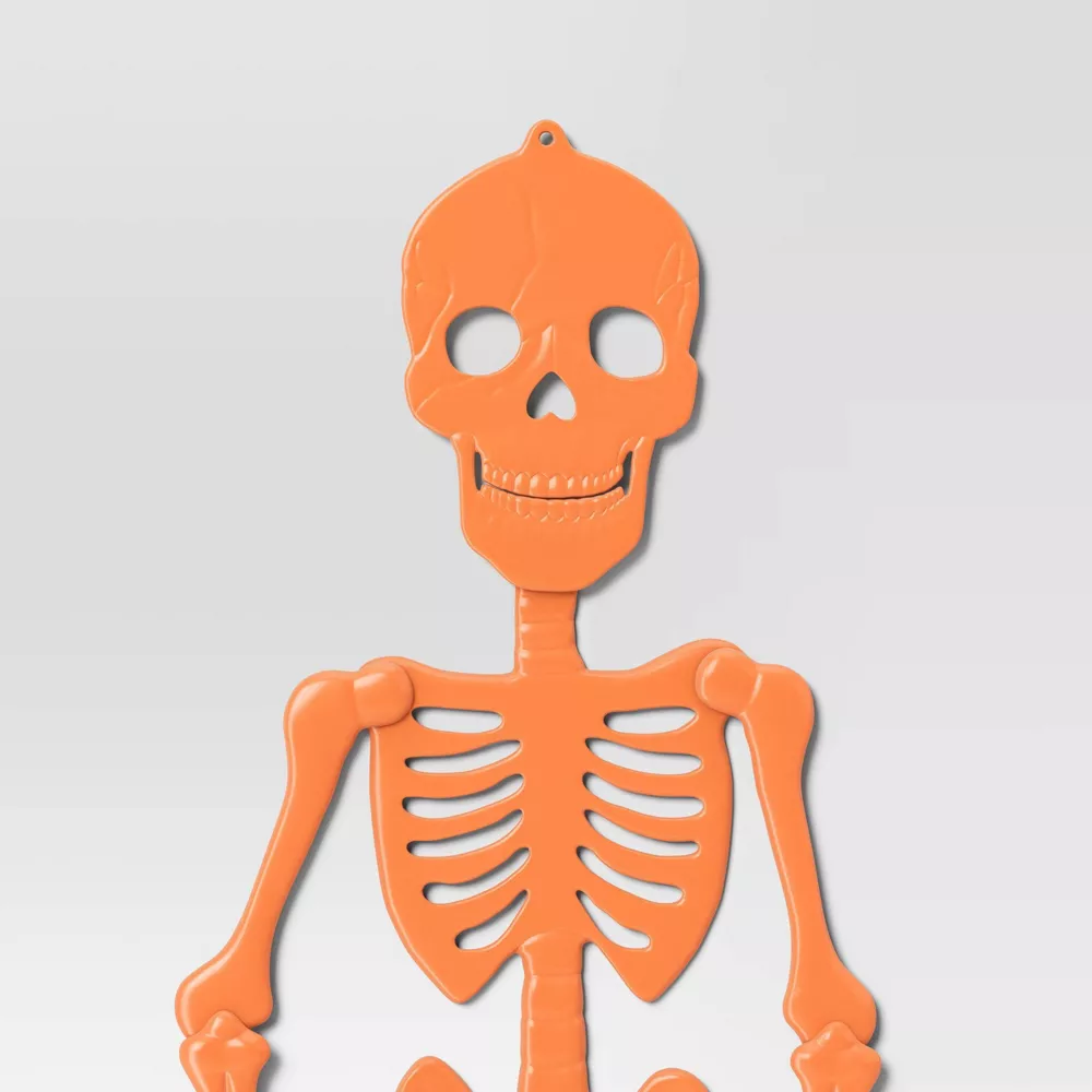 Neon Orange Jointed Skeleton | Target Halloween Wiki | Fandom