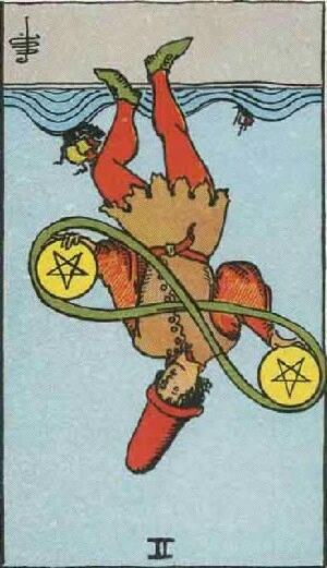 Two of Pentacles | Tarot Wiki | Fandom