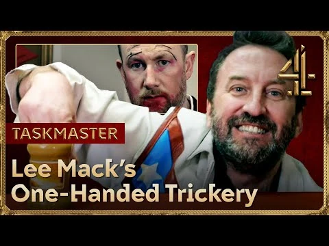Do the most impressive thing under the table with one hand | Taskmaster ...