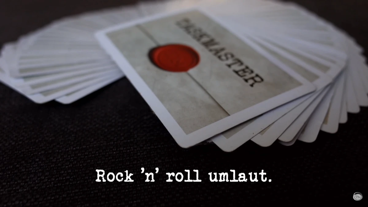 Rock 'n' roll umlaut. | Taskmaster Wiki | Fandom