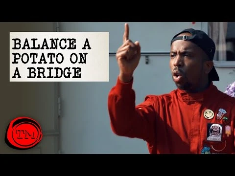 Build the highest bridge over the middle of the red green | Taskmaster ...