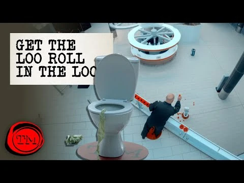 Land loo roll in the loo | Taskmaster Wiki | Fandom