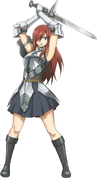 Erza Scarlet Heart Kreuz Armadura Anime Brb Simping Over My Armor