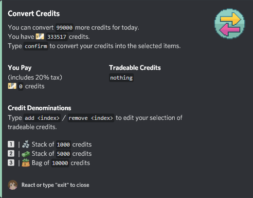 Exchange | Tatsu Wiki | Fandom