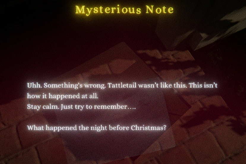 Mysterious Notes | Tattletail Wiki | Fandom