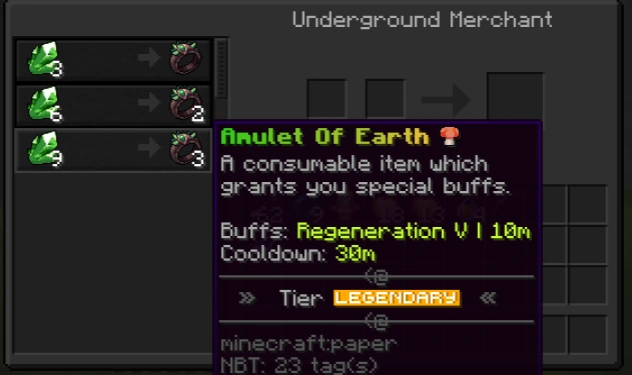 Amulet Of Earth | TavernMC Wiki | Fandom