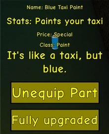 Blue Taxi Paint | Taxi Simulator 2 Wiki | Fandom