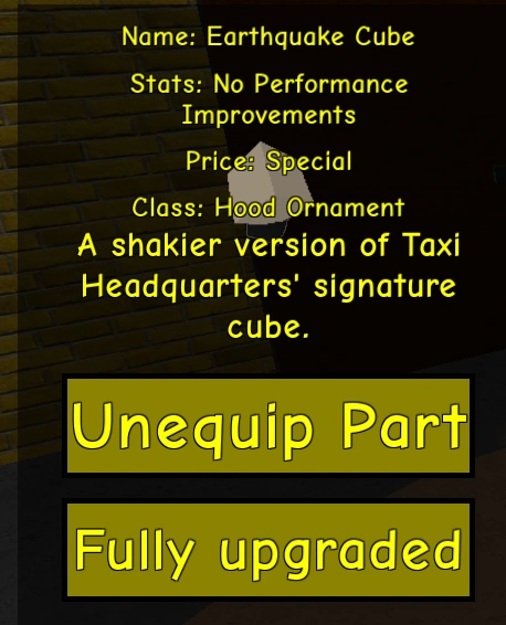 Earthquake Cube (hood ornament) | Taxi Simulator 2 Wiki | Fandom