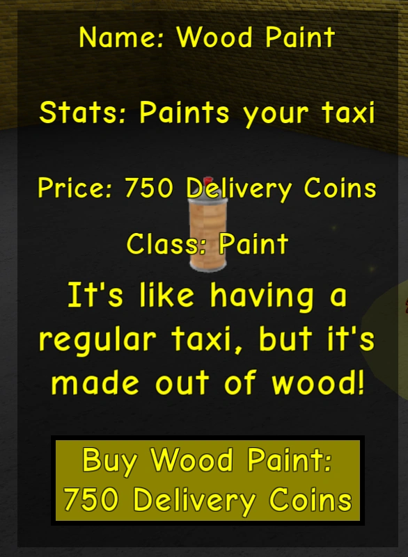 Wood Paint | Taxi Simulator 2 Wiki | Fandom