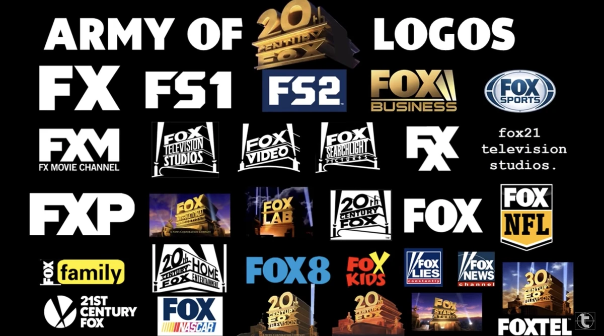 The Army of Fox Logos | Taylor Enterprises Wiki | Fandom