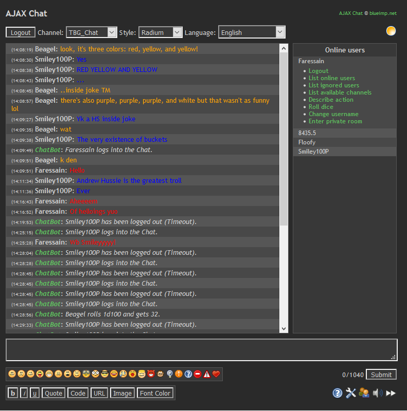 TBG Chat | TBG Wiki | Fandom
