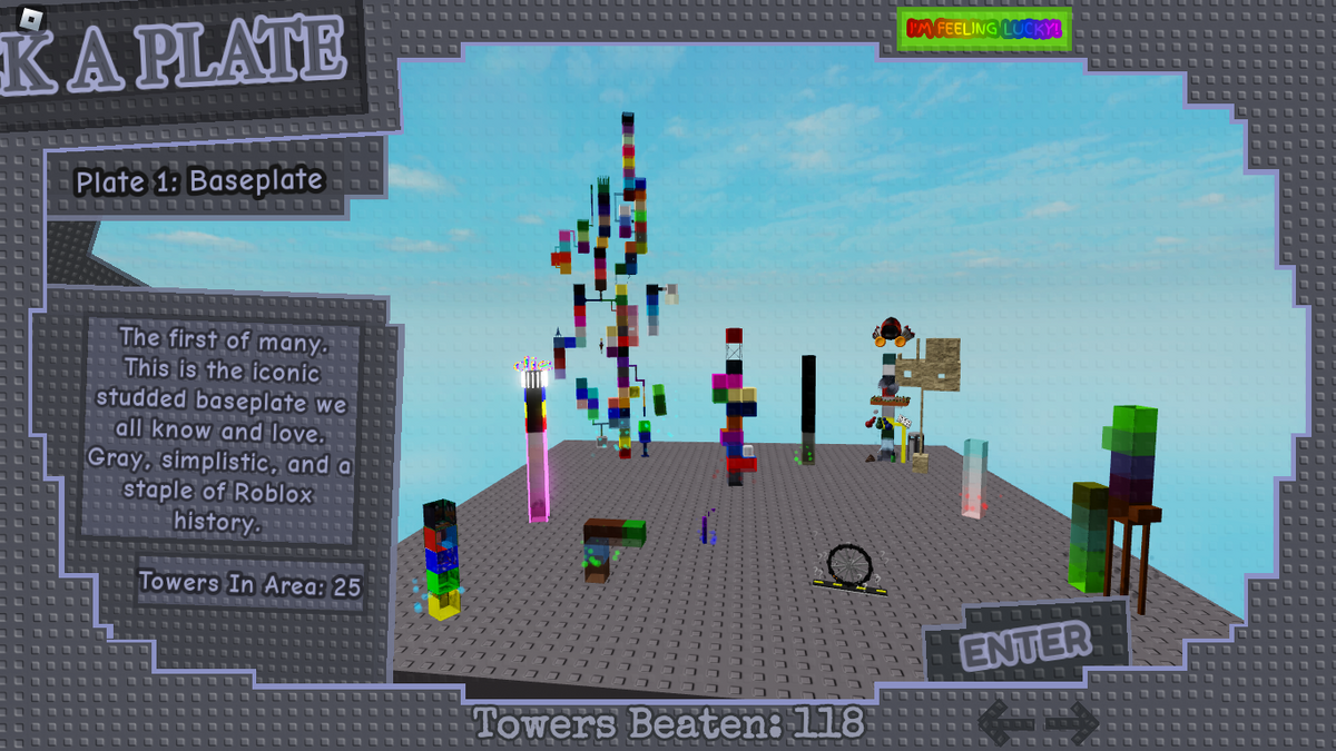 Plate Select The Baseplate Project Wiki Fandom