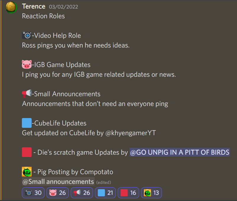 Roles | TBPK! Server Wiki | Fandom