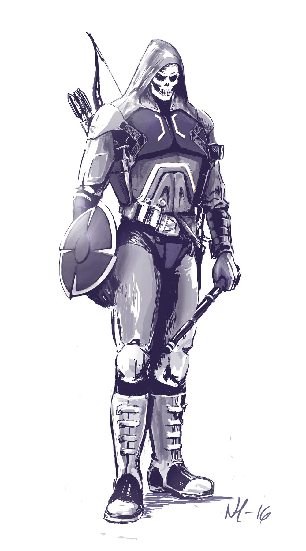 Taskmaster Marvel Drawing