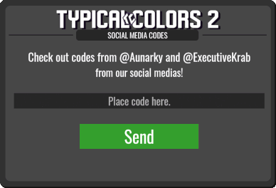 Codes | Typical Colors 2 Wiki | Fandom