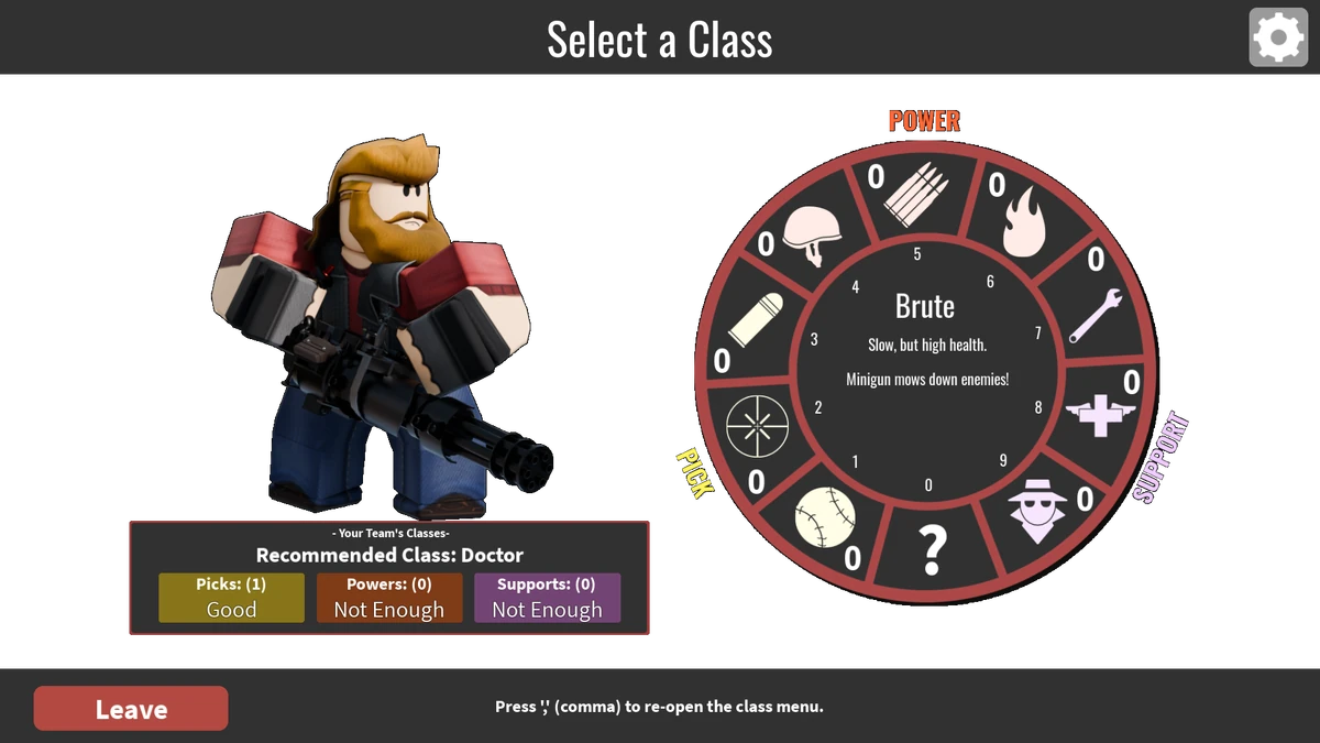 Class selection screen | Typical Colors 2 Wiki | Fandom