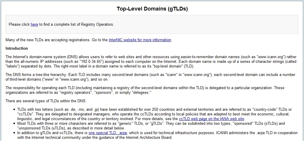 Top-level domain | TC 201 Wiki | Fandom