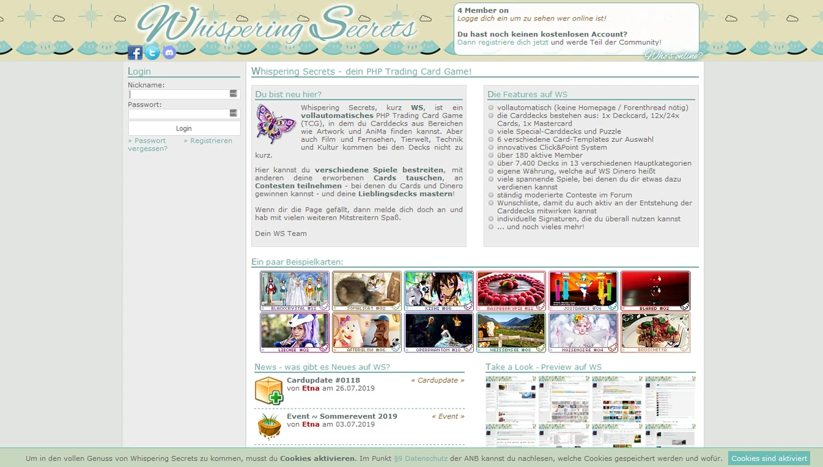 Whispering Secrets | Tcg Wiki | Fandom