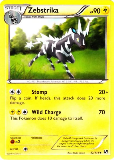 Zebstrika | Wiki TCGBlack&White | Fandom