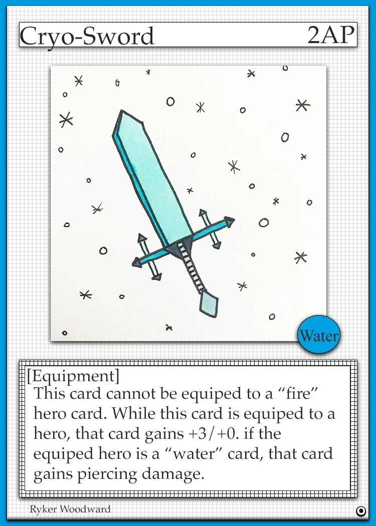 Cryo-Sword | TCG:II Wiki | Fandom