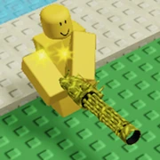 Golden Minigunner | Tower defense but bad Wiki | Fandom